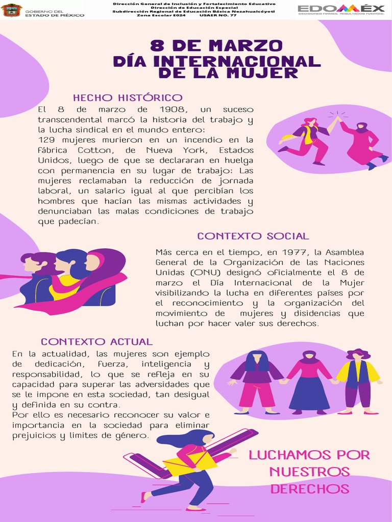 Infografia Dia Internacional de La Mujer | PDF