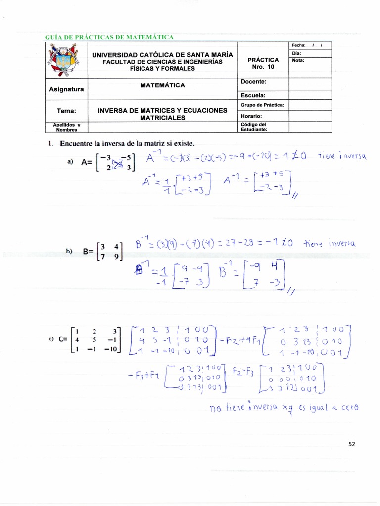Tarea de Matematica Resuelta | PDF