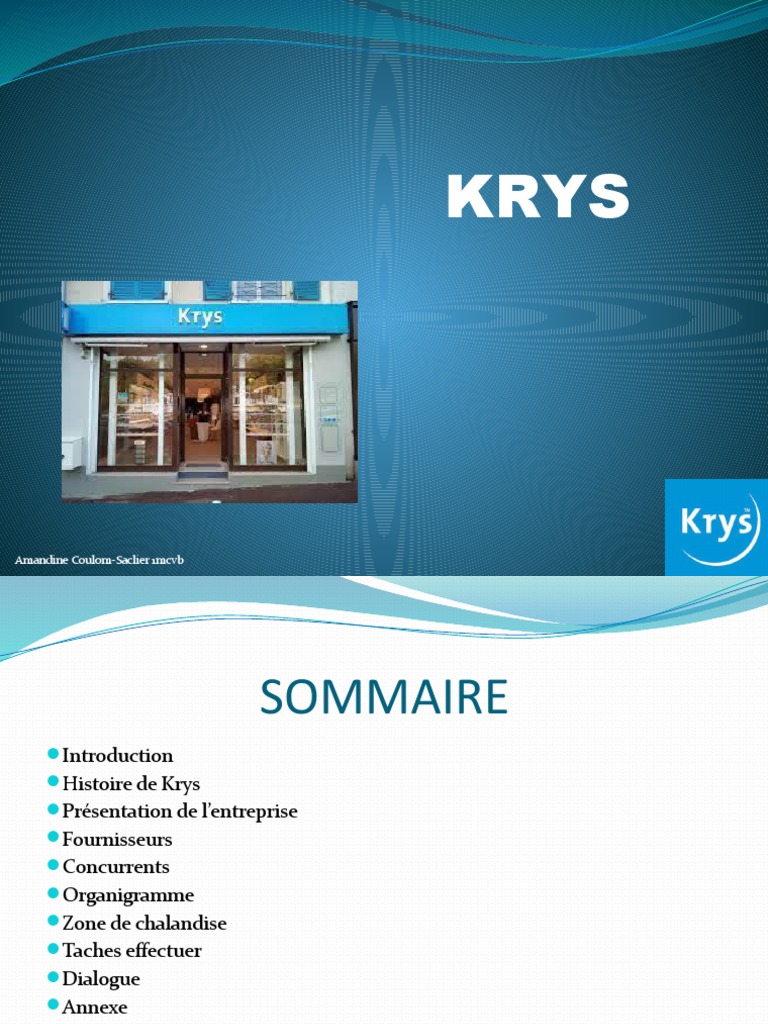 Rapport de Stage Krys | PDF | Évolution de carrière | Technologie et ...