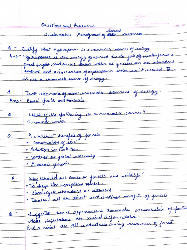 Sustainable Development And Management Of Resources Assignment Pdf