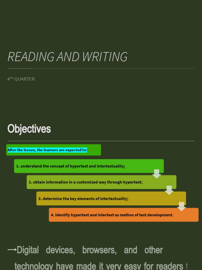 Understanding Hypertext and Intertextuality | PDF | Hypertext | World ...