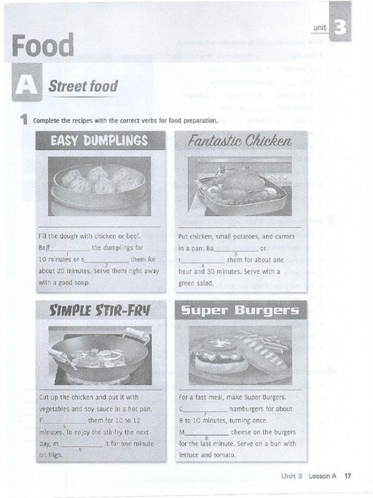 Unit 3-Four Corners Workbook 4A | PDF