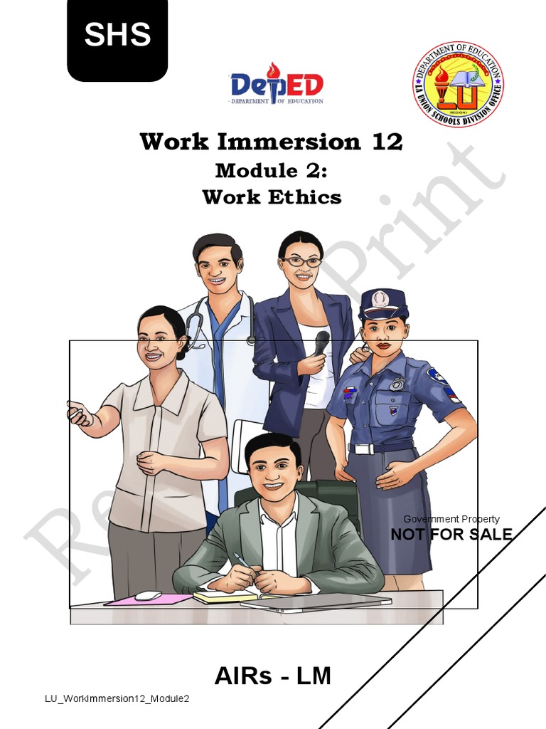 Module 2 - Work Ethics | PDF | Employment | Integrity