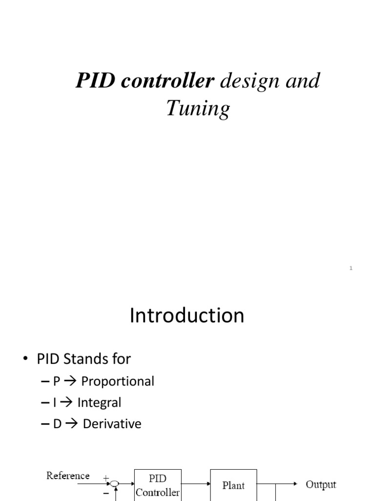 PID Controller Design | PDF | Control Theory | Computer Science
