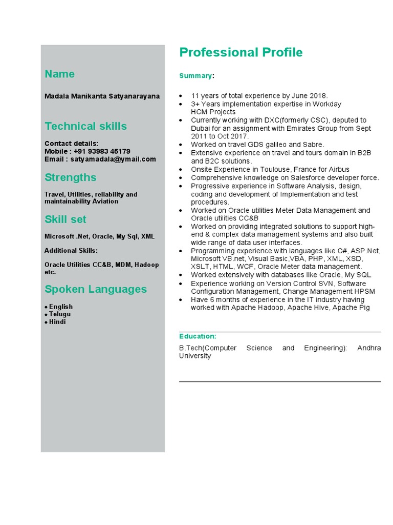 Manikanta's Tech Profile at DXC | PDF | Networking | Internet & Web