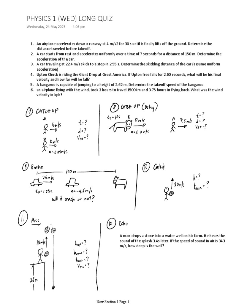 P1 Long Quiz | PDF
