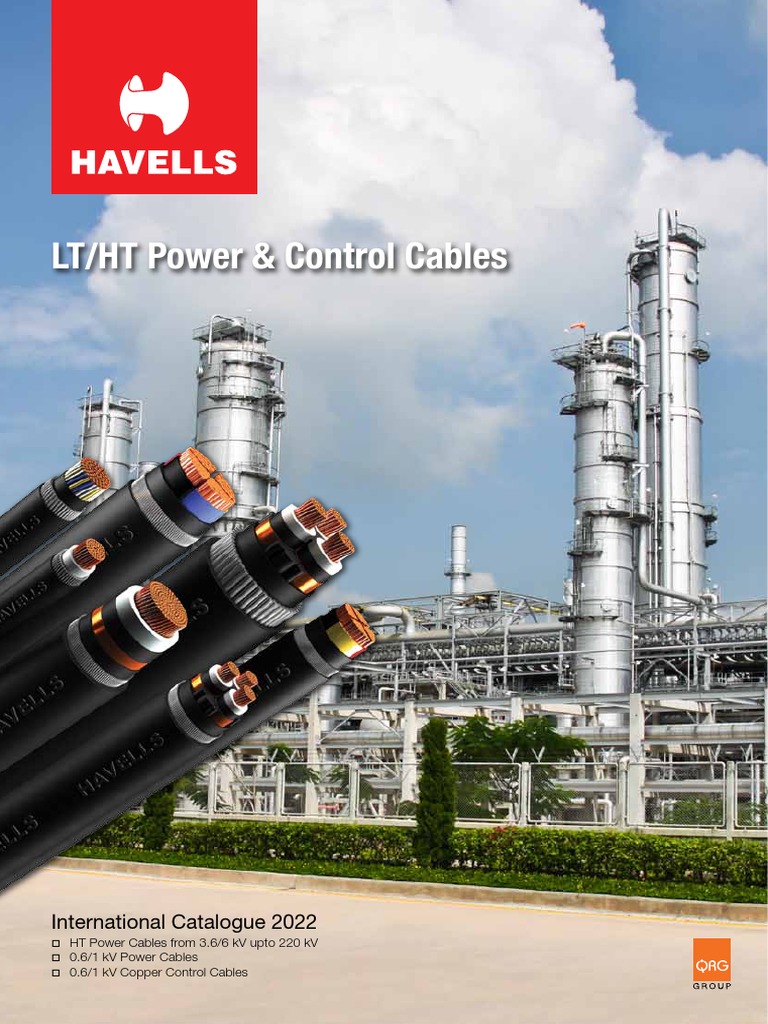 Catalogue Havells International Cables | PDF | Insulator (Electricity) | Wire