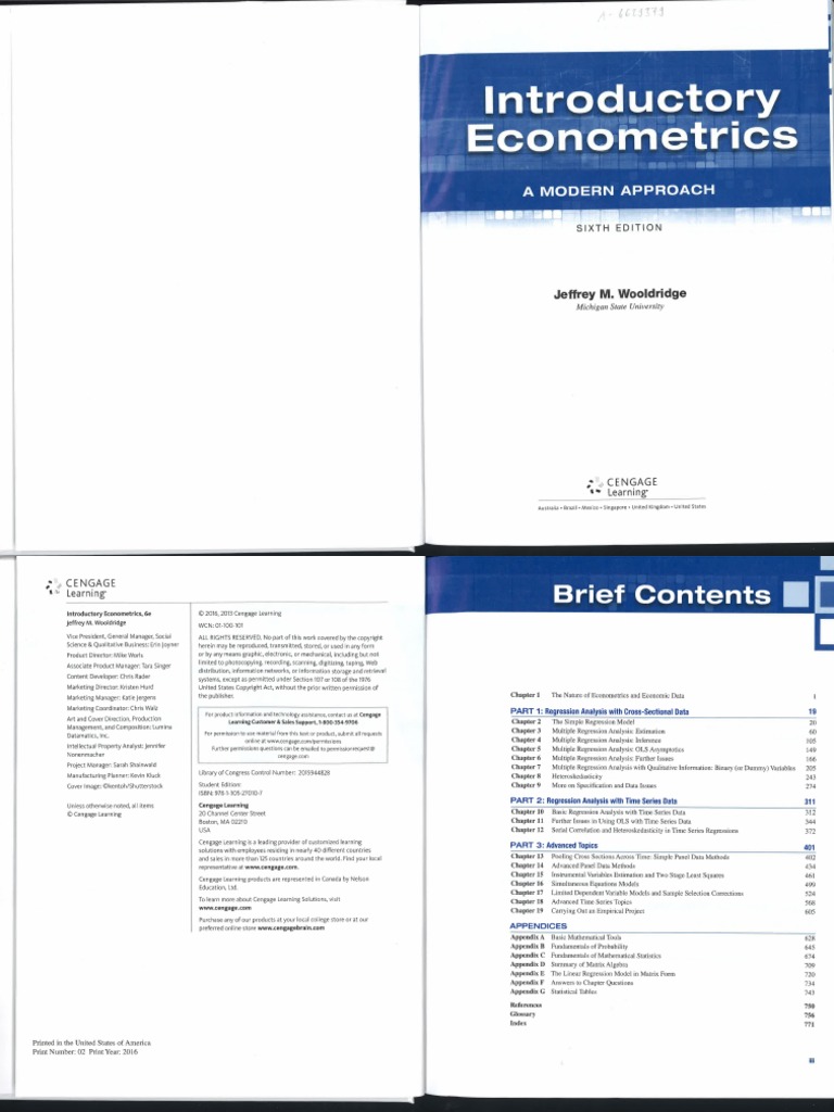 3 - Wooldridge - Introductory Econometrics - Ch03 | PDF