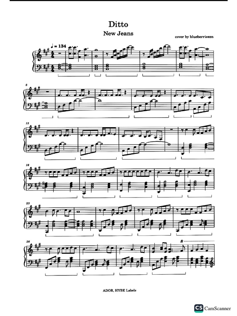 Ditto New Jeans | PDF