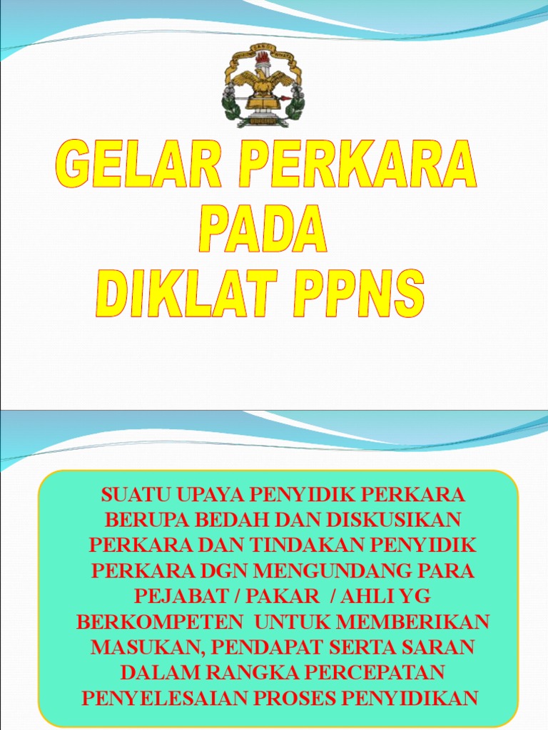 Proses dan Tujuan Gelar Perkara Penyidikan | PDF | Pengelolaan Keuangan ...