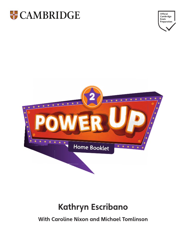 625 - 5 - Power Up 2. Home Booklet - 2018, 31p | PDF | Menu