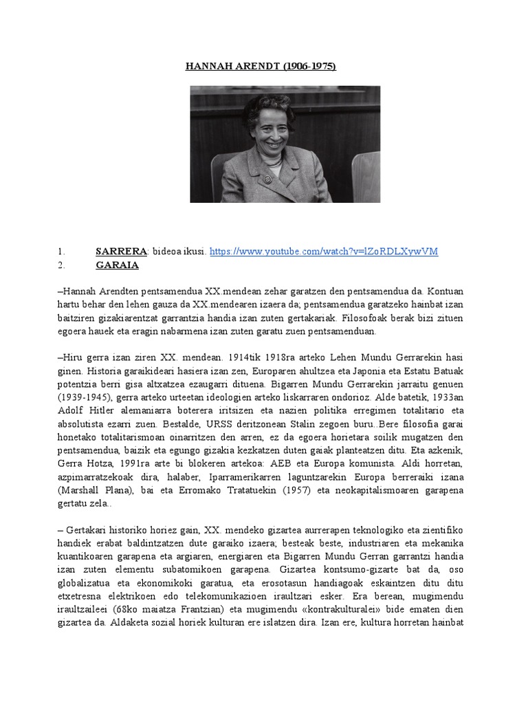 Hannah Arendt | PDF