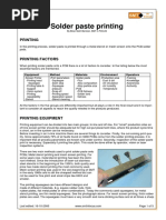 Solder Paste Print Inspection Defect Guide | PDF | Soldering | Printed ...