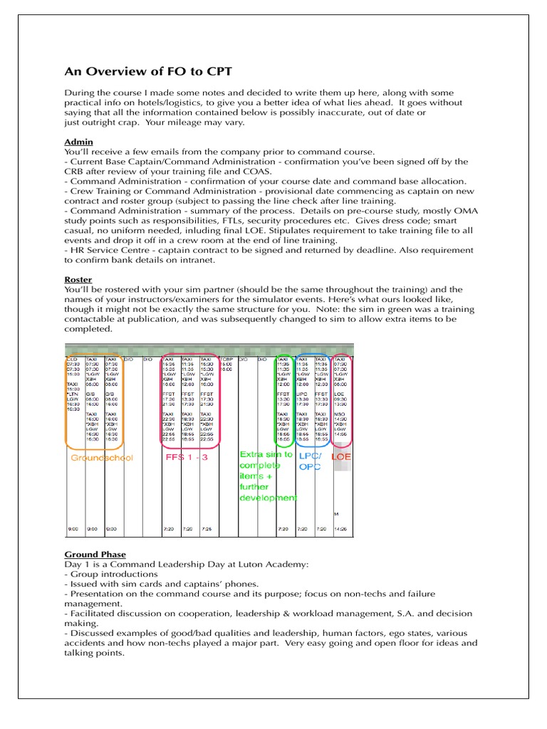 An Overview of FO To CPT | PDF