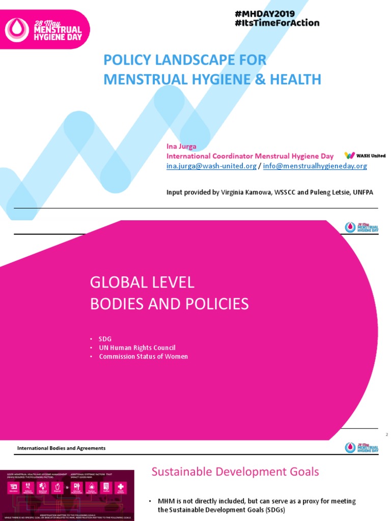 MHM-Policy-Overview WASHUnited MHDay | PDF | Wash | Hygiene
