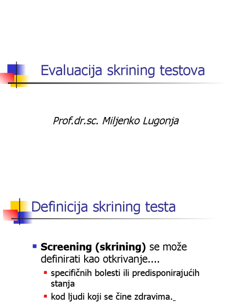 Screening Programi | PDF