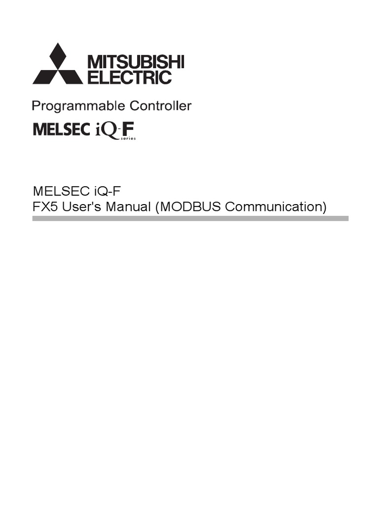 FX5 User's Manual (MODBUS Communication) | PDF