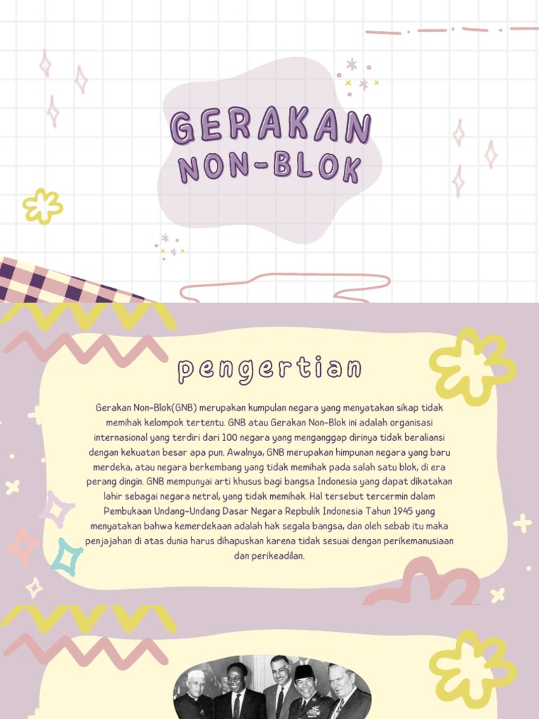 GNB (Gerakan Non Blok) | PDF