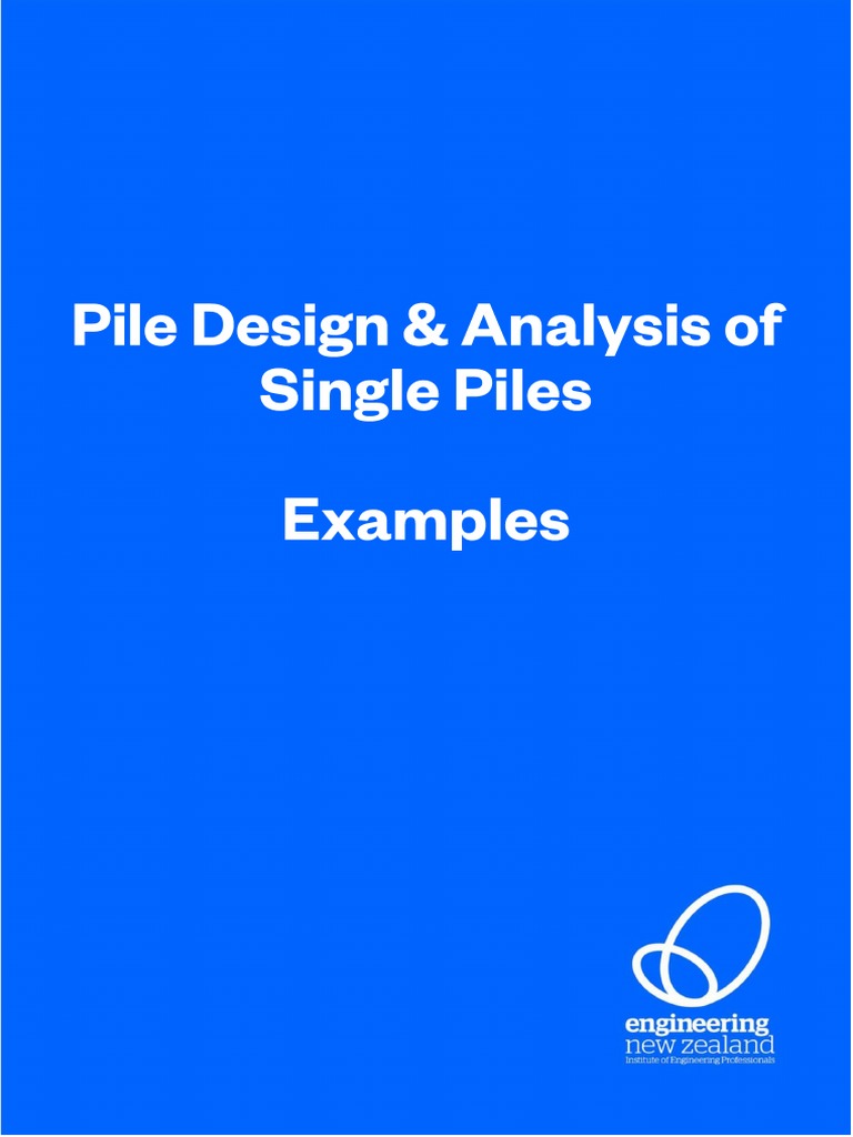 Bored Pile Design Examples in Soil Types | PDF | Deep Foundation | Helix