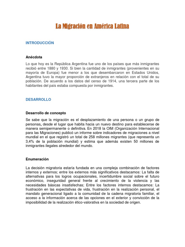 ACT 4 Texto Migracion | PDF