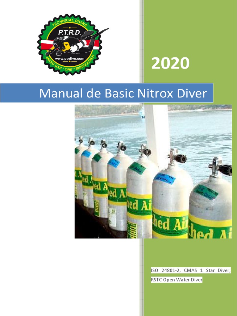 PTRD Nitrox Diver Spanish (2020) | PDF | Buceo bajo el agua | Oxígeno
