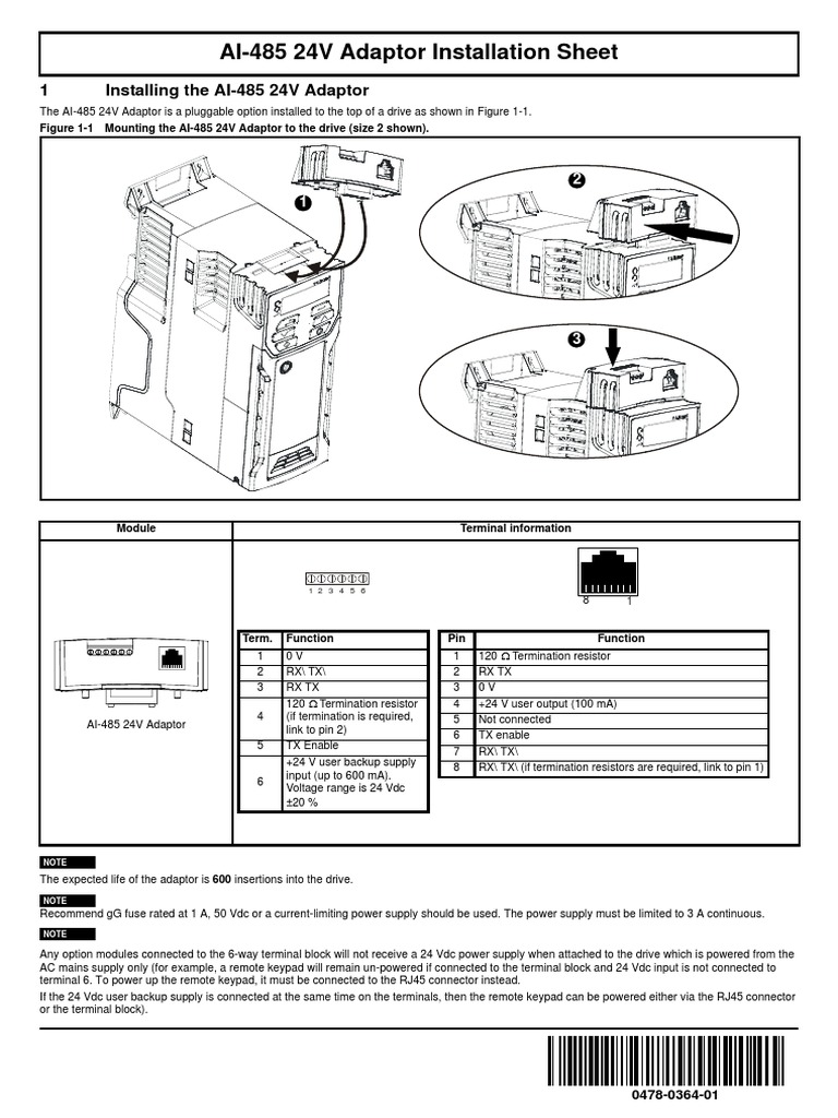 CONTROL TECH - AI-485 Data Sheet | PDF | Science & Mathematics | Computers
