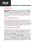 Lighthouse | PDF | To The Lighthouse | Narration