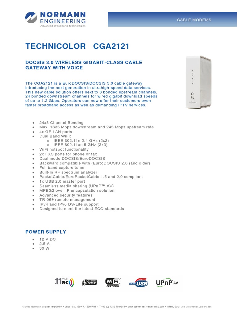 CGA2121 - Manual Guide English | PDF