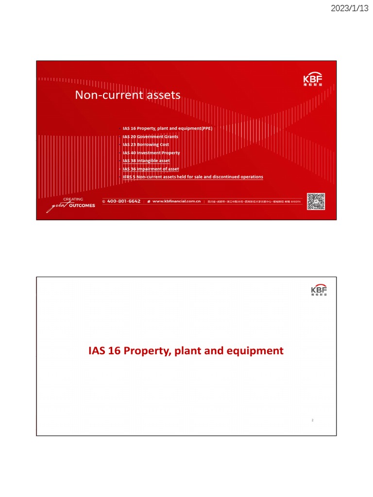 Revaluation and Disposal of Non-Current Assets | PDF | Intangible Asset ...