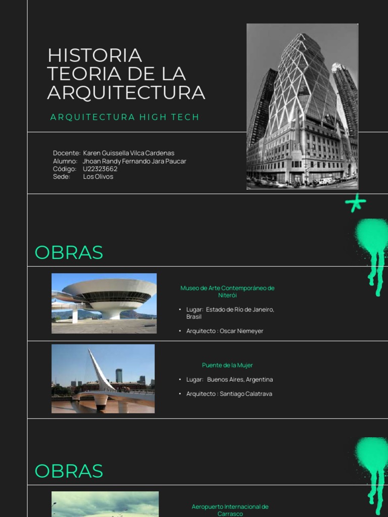 Obras High Tech | PDF | Arte