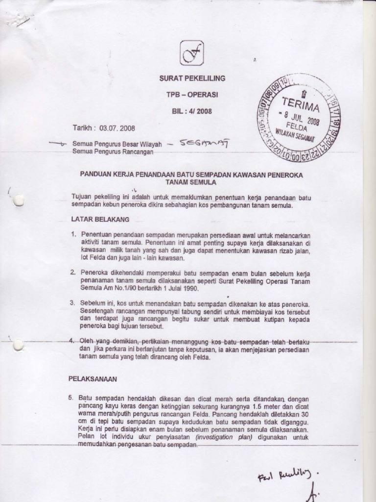 SP TPB O Bil42008 - Panduan Kerja Penandaan Batu Sempadan Kawasan ...