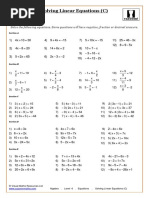 Third Space Learning Quadratic Equations GCSE Worksheet | PDF ...