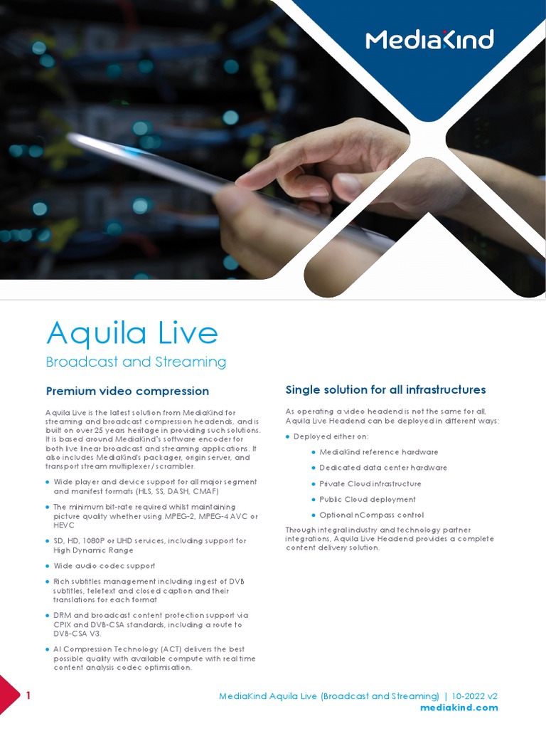 Aquila Streaming Datasheet | PDF