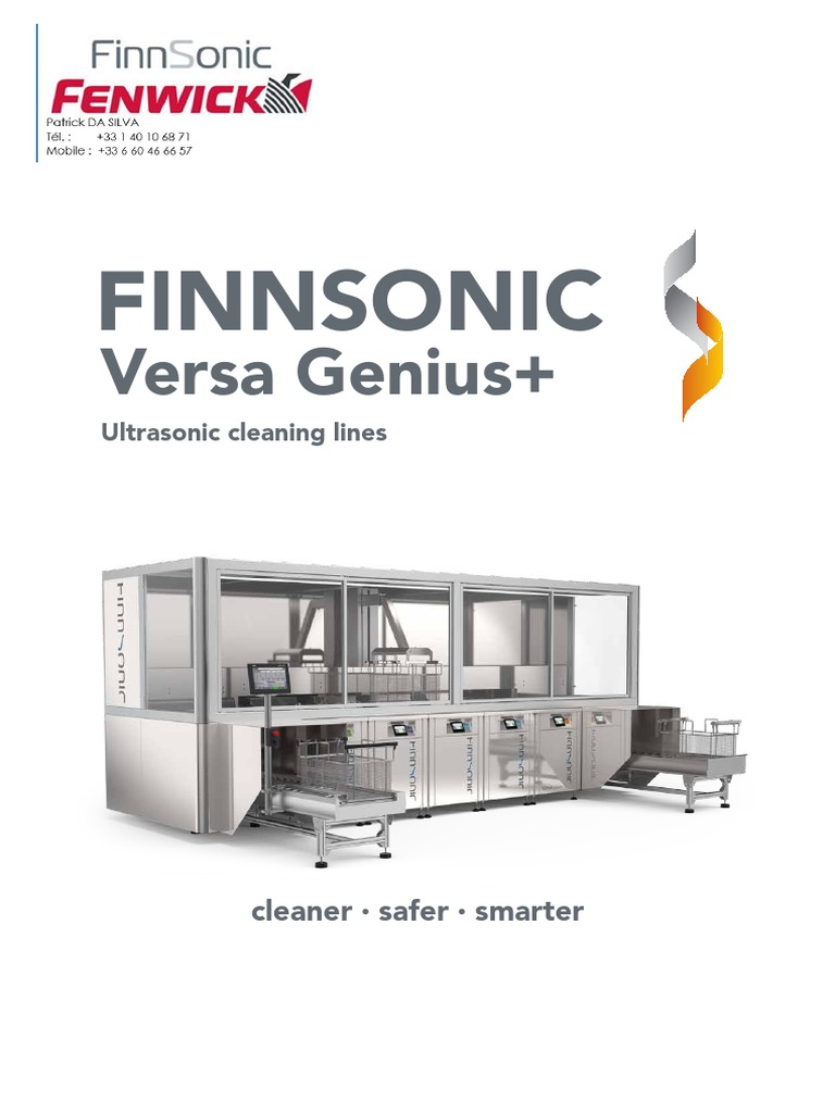 Fenwick Finnsonic Versa Genius+ Brochure 052020 en 150dpi | PDF | Water ...
