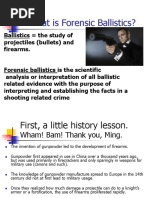 Forensic Ballistic Reviewer | PDF | Cartridge (Firearms) | Bullet