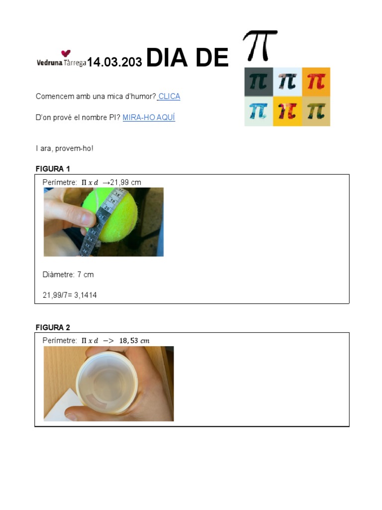 Plantilla Activitat Nombre Pi | PDF