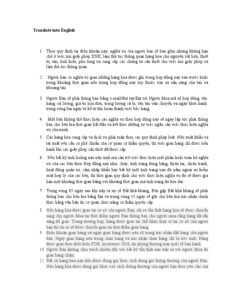 Chapter 1 - V - E Translation Exercise - To Sts | PDF