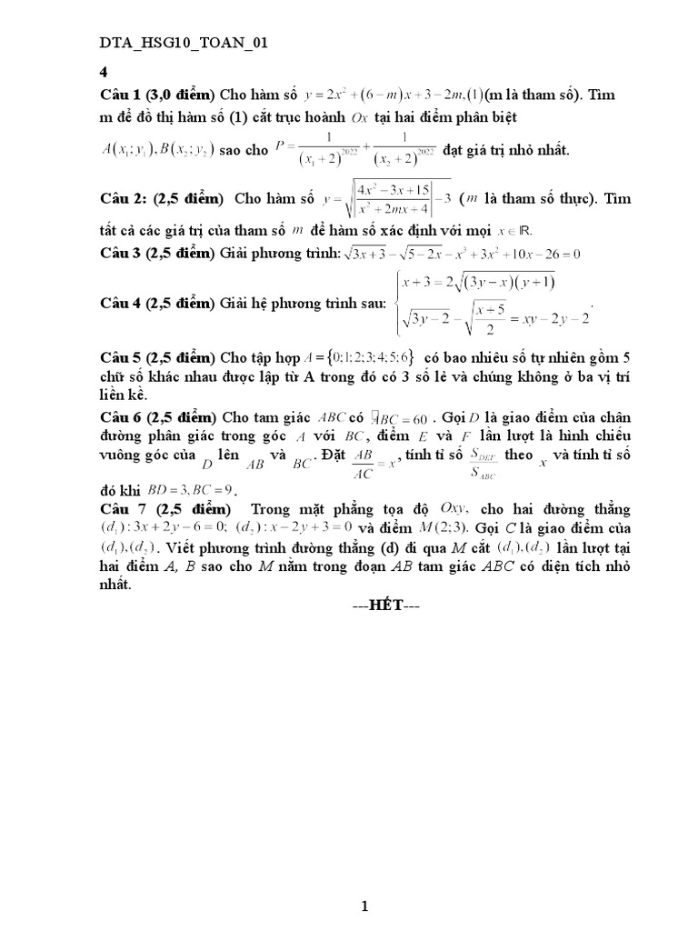 4.dta HSG10 Toán 01 | PDF