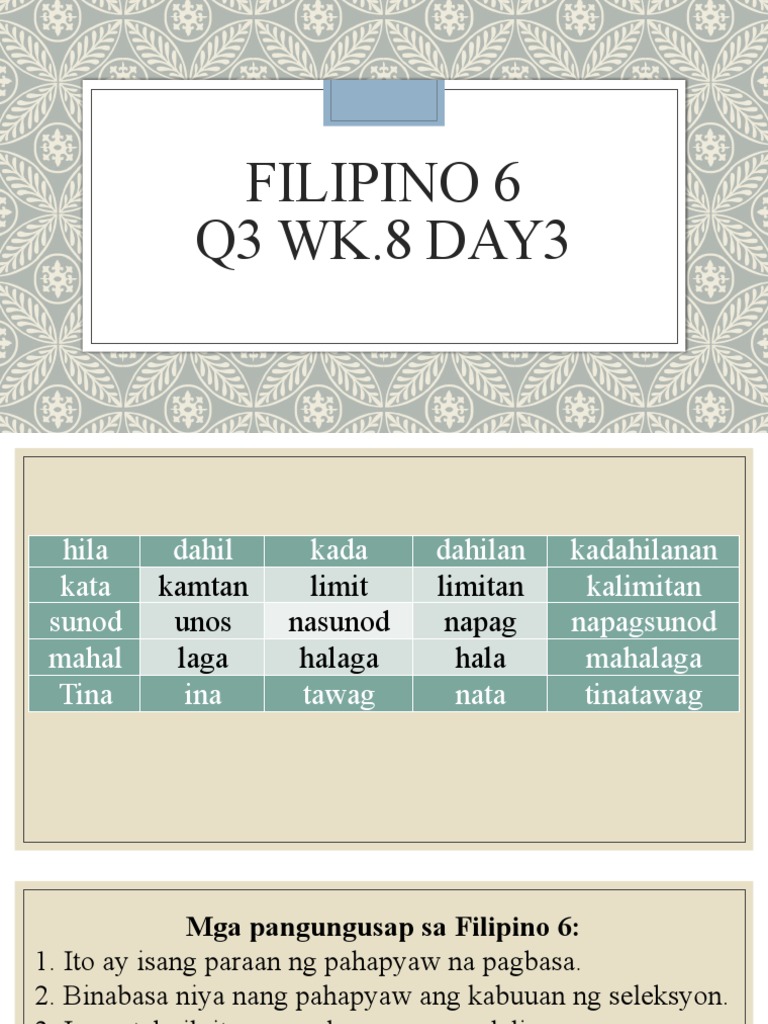 Fil.6 Q3 WK.8D3 | PDF
