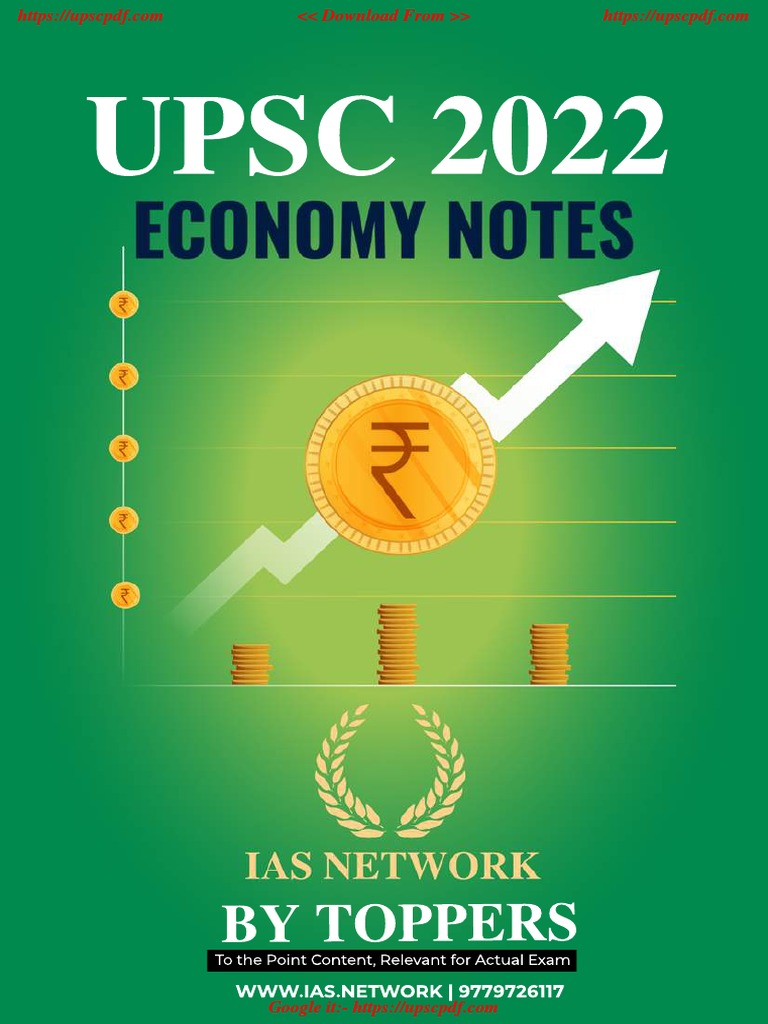 Economy Notes by Ias Network | PDF
