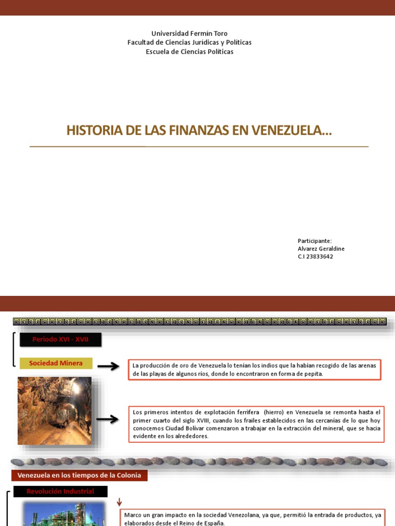 Historia de Las Finanzas en Venezuela | PDF