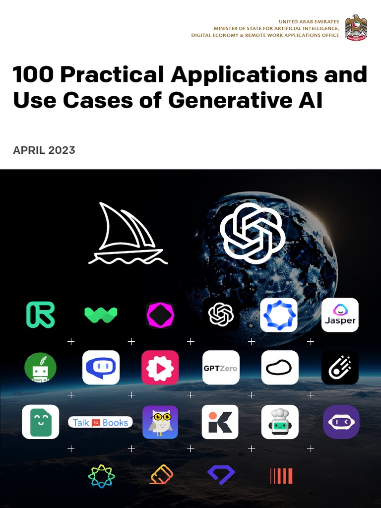 Top 100 Applications of Generative AI 1683282083 | PDF