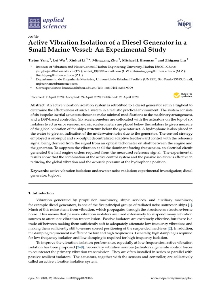 Applsci 10 03025 v2 | PDF | Low Pass Filter | Spectral Density