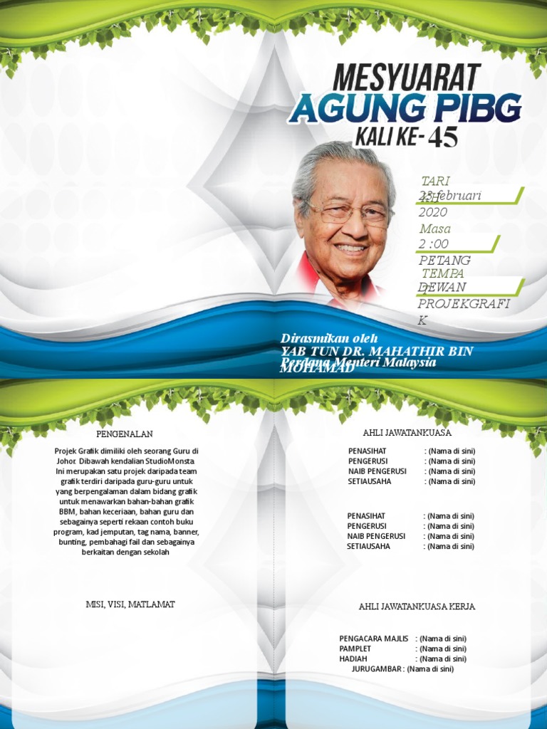 Template Buku Program PIBG by ProjekGrafik | PDF
