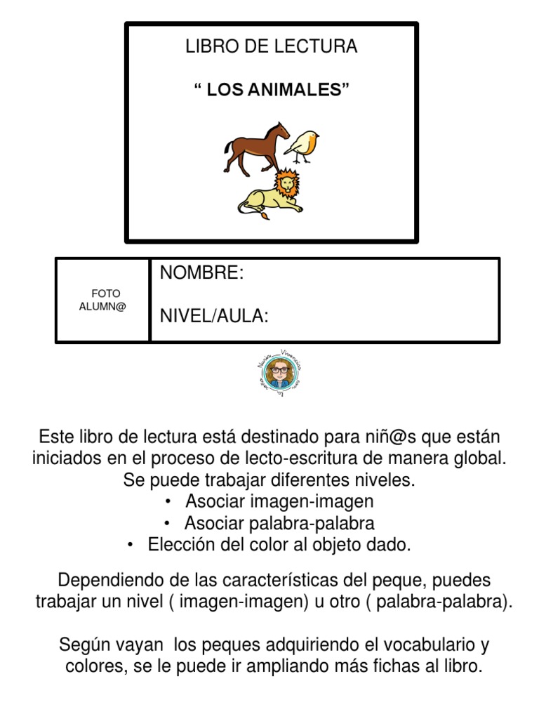 Libro Lectura Animales n1 | PDF | Organismos