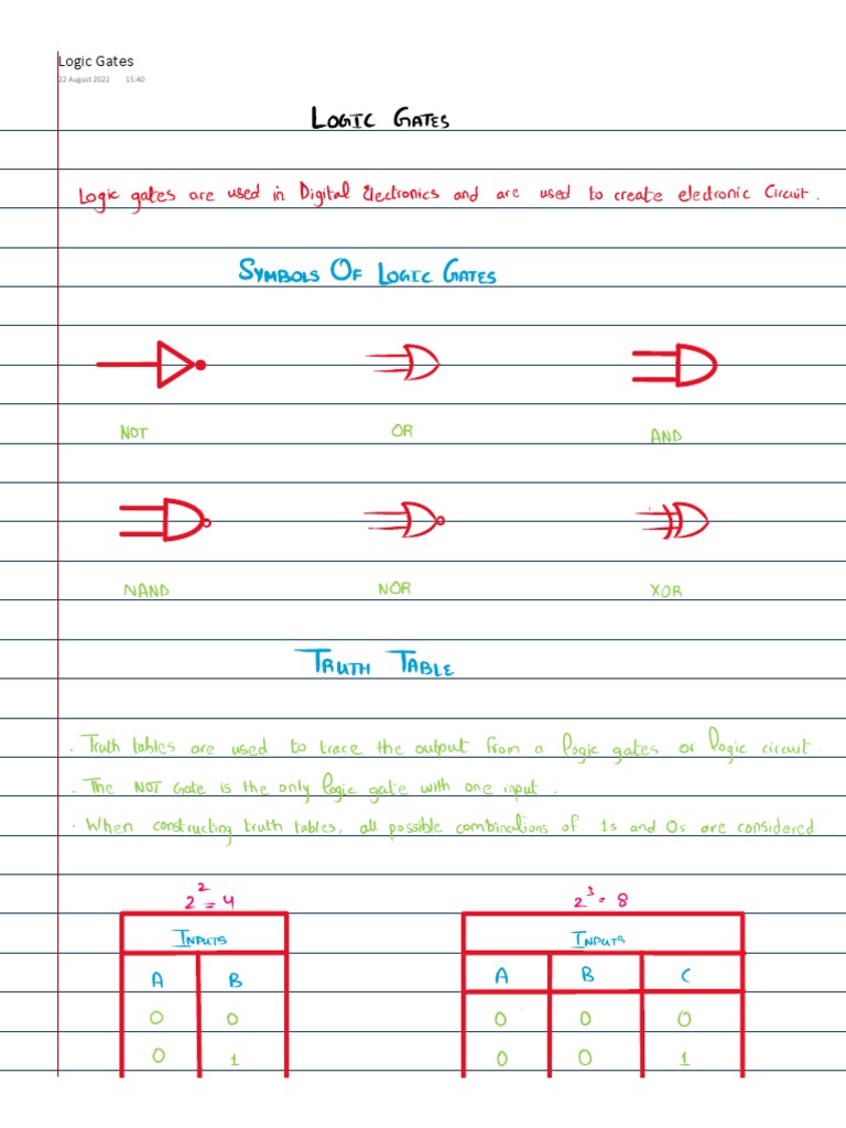 Logic Gates | PDF
