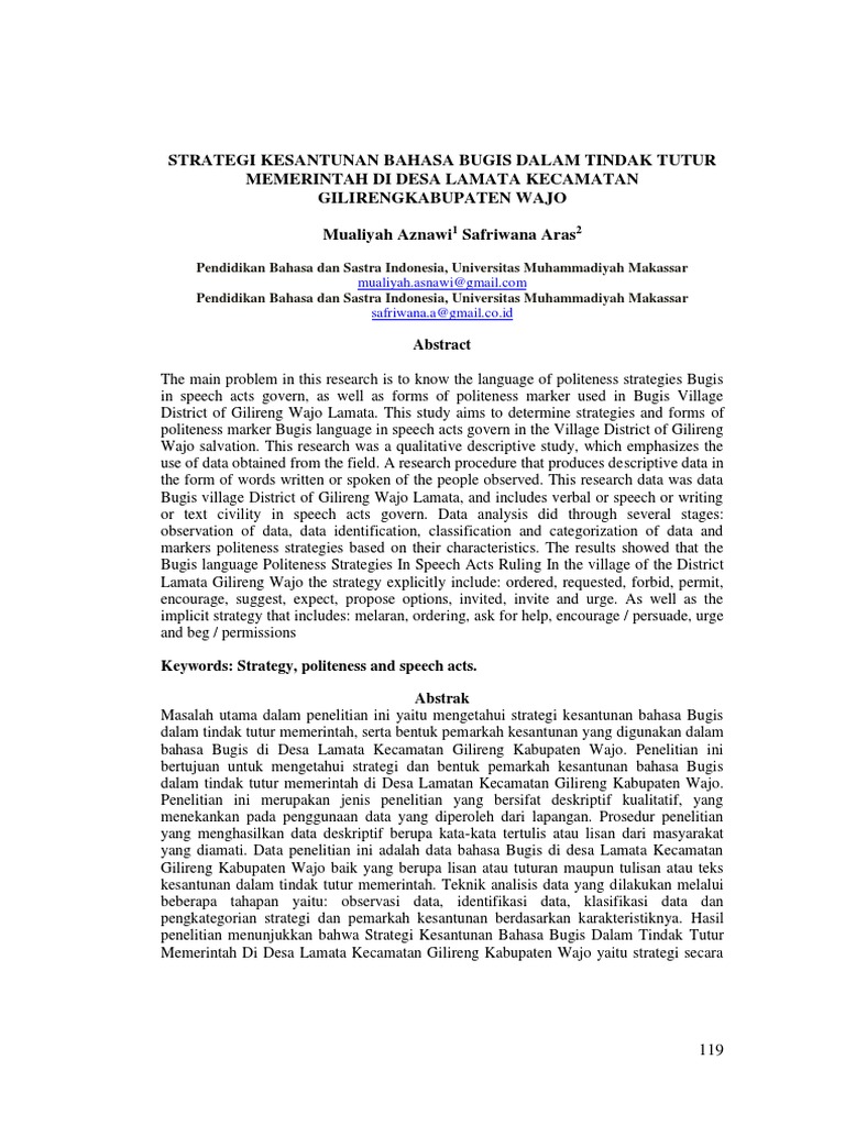 Bugis Politeness in Commands | PDF | Ethnicity | Southeast Asia