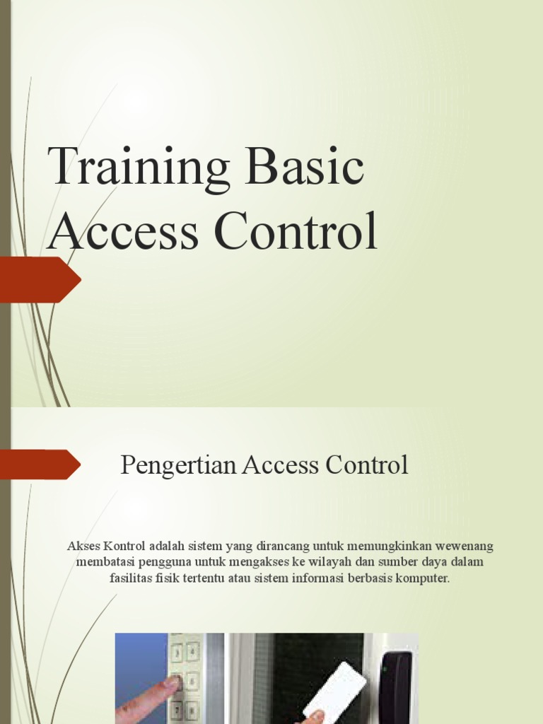 Access Control | PDF