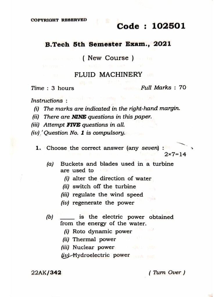 Prev Year All Sub Questions | PDF