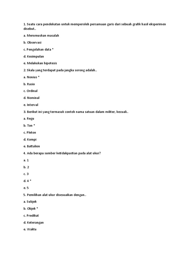 Soal Soal Ipa Semester 2 (X.BDP.2) | PDF | Sains & Matematika